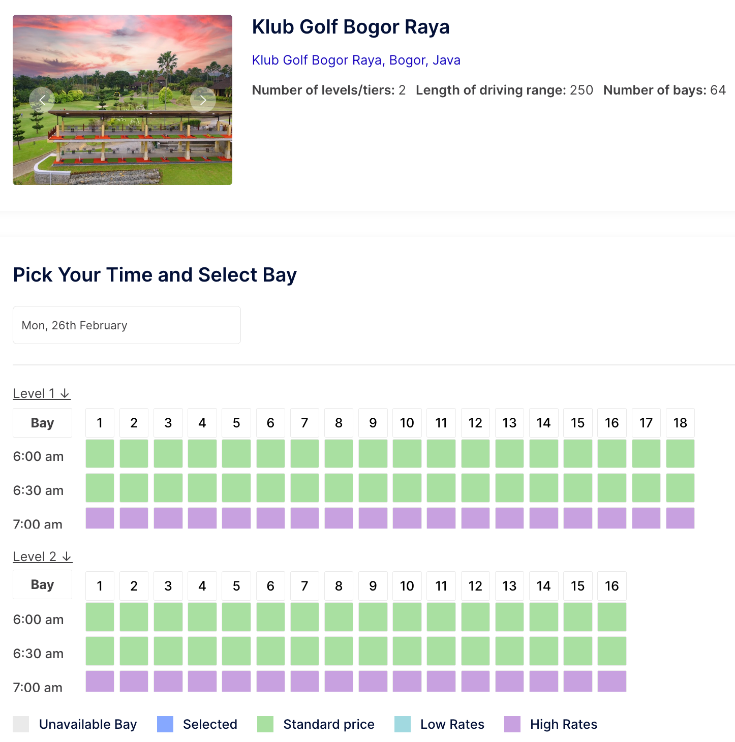 JLS - Online Booking System for Golf Facilities